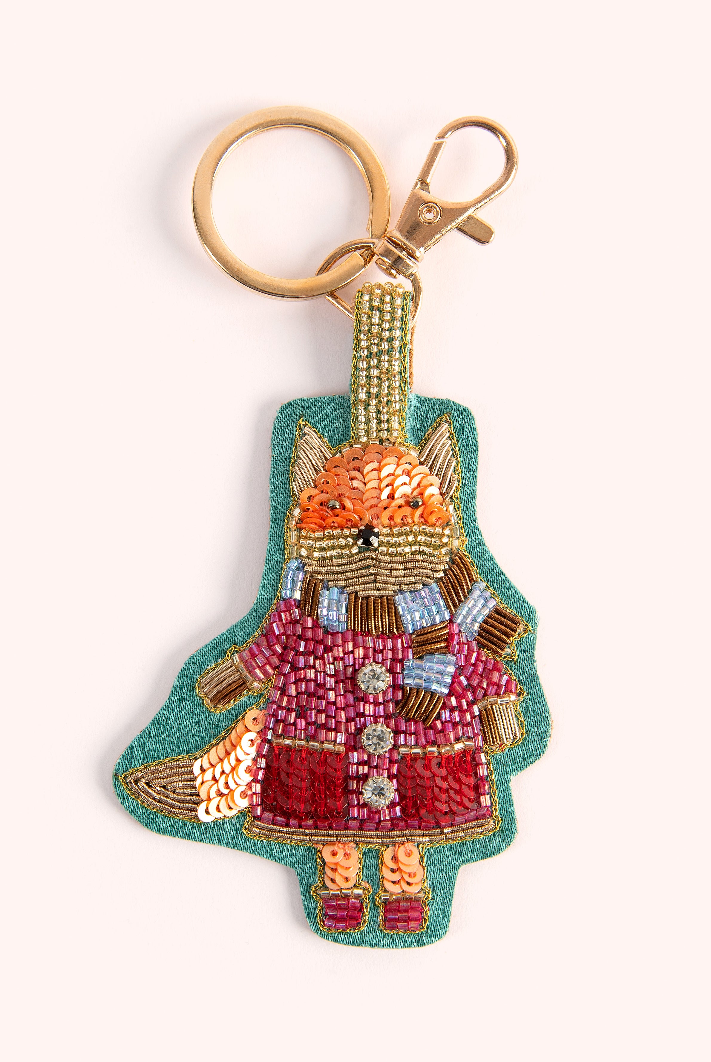 Beaded Keyrings - Fall Fox – Powder-uk